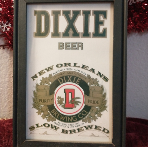 Dixie Beer | Wall Decor | Vintage Dixie Beer Advertising Sign | Poshmark